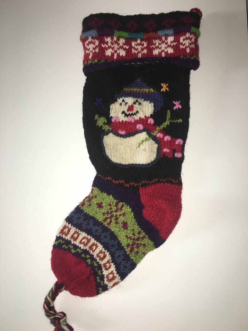 Snowman Stocking - Etsy