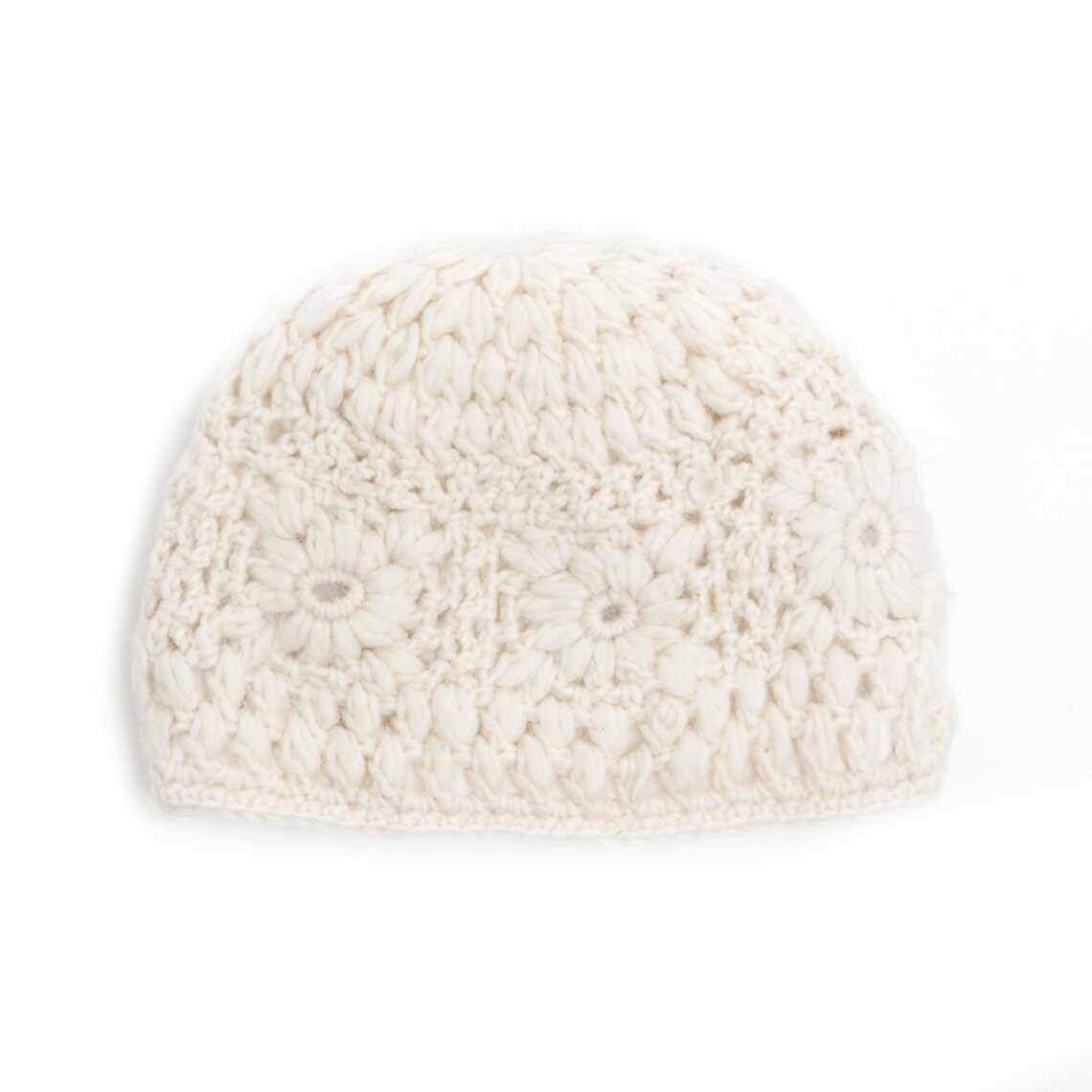 Daisy Crochet Beanie - Etsy
