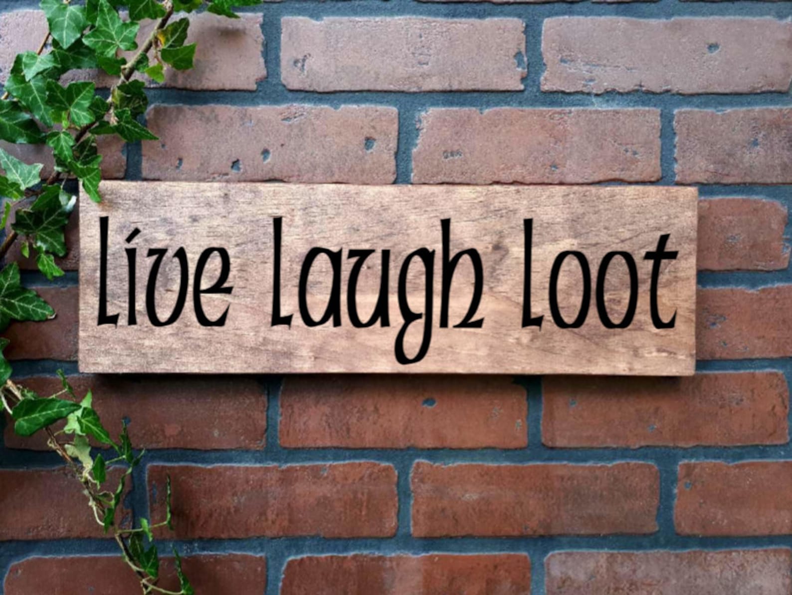 Live Laugh Loot Sign Dnd Sign Dnd Gift Dnd Art | Etsy