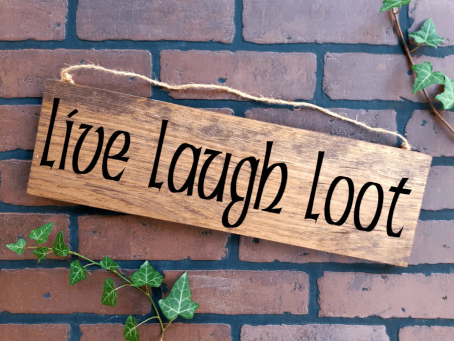 Live Laugh Loot Sign Dnd Sign Dnd Gift Dnd Art | Etsy