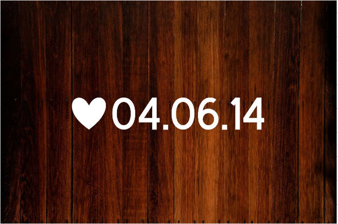 Personalized Custom Date Laptop Sticker Car Sticker Car - Etsy