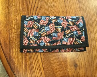 Quilted wallet | Etsy