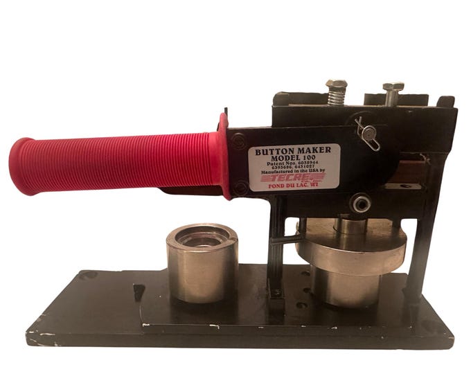 1 Inch Tecre Button Making Machine Gently Used - Etsy