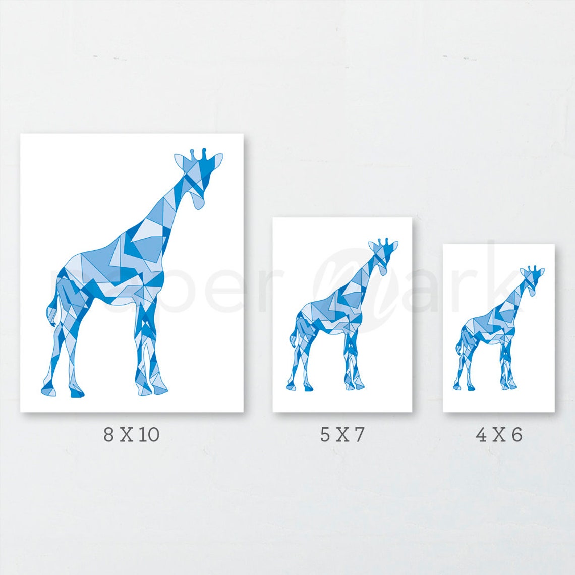 Giraffe Print, Giraffe Wall Art, Wall Decor, Giraffe Decor, Nursery ...