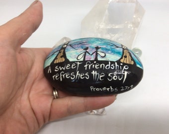 Friendship rock | Etsy