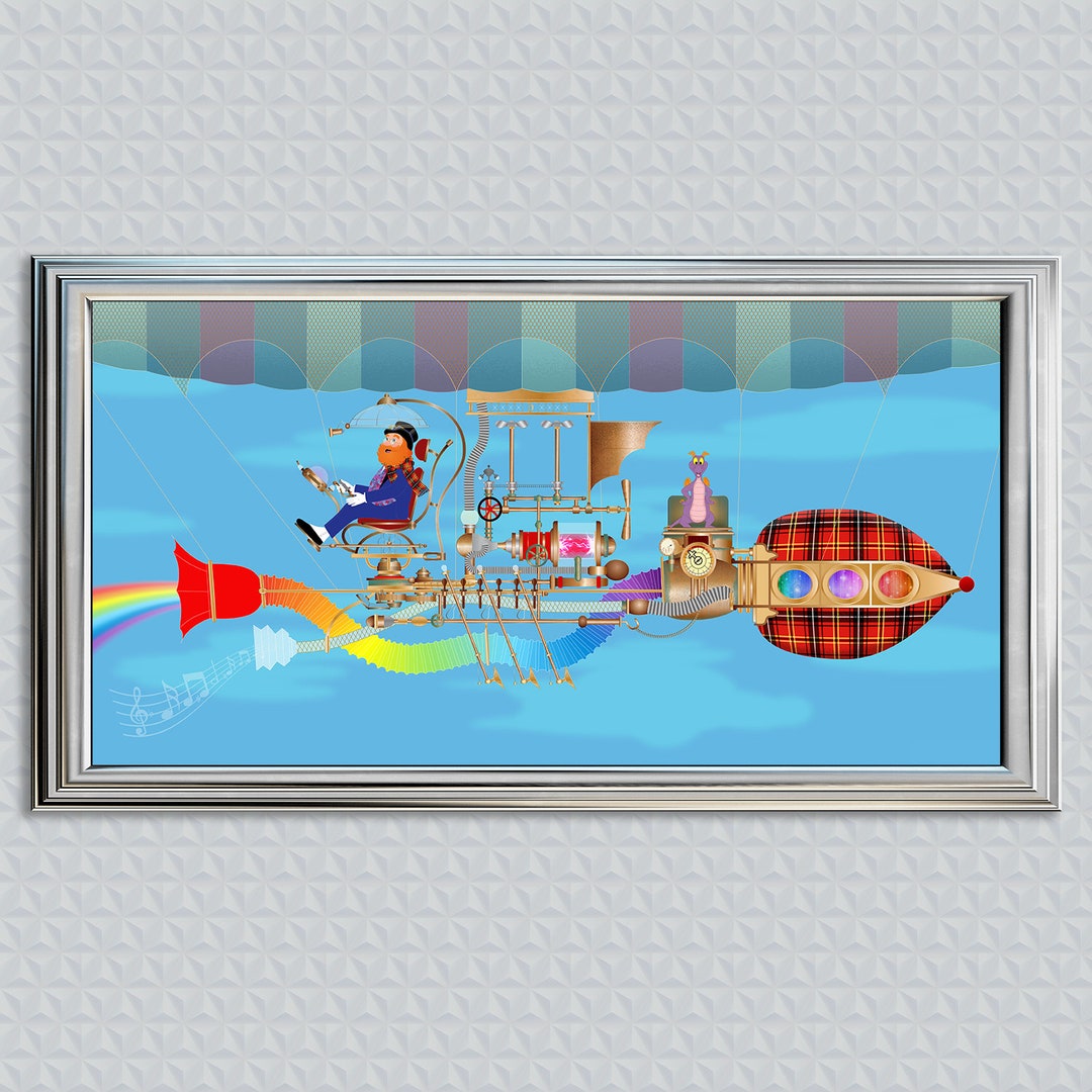 Disney World Epcot Journey Into Imagination Limited Edition Print ...
