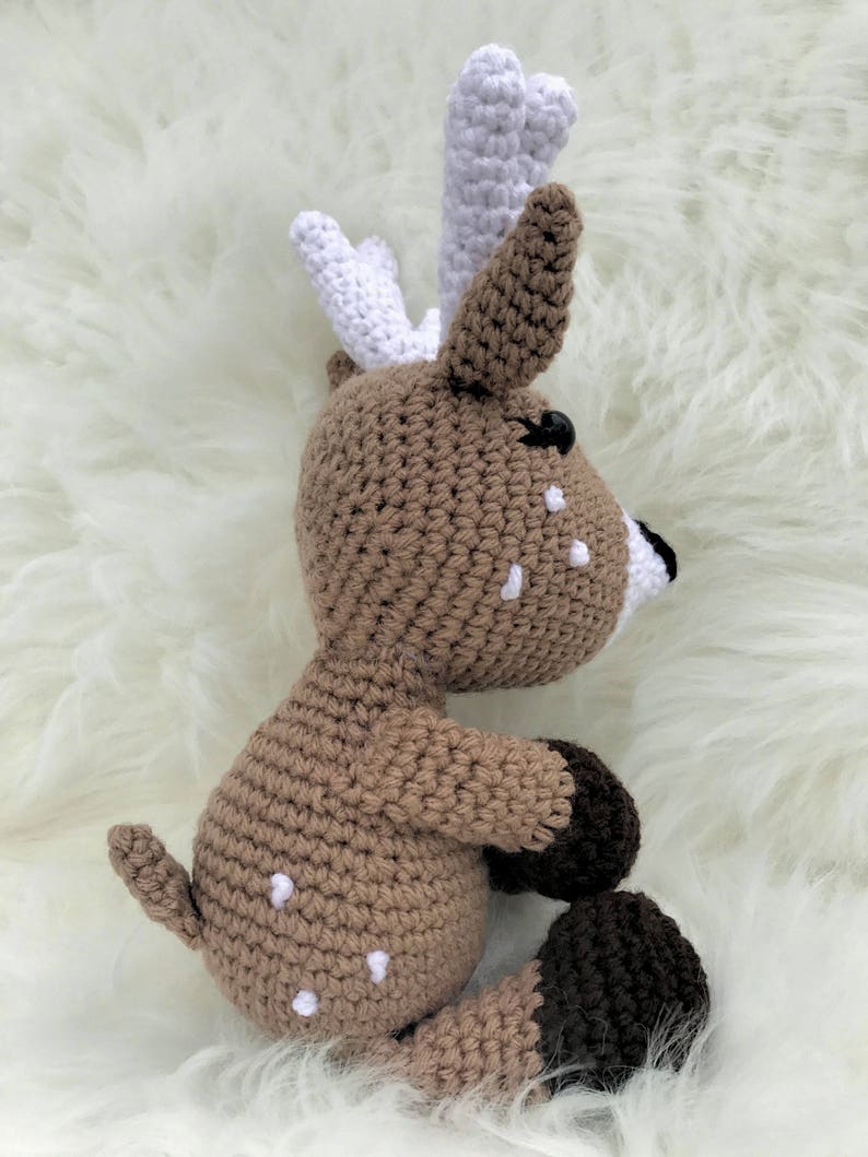 Crochet Deer Crochet Deer Pattern Deer Toy Deer Stuffed - Etsy