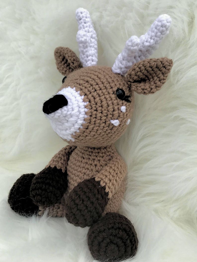 Crochet Deer Crochet Deer Pattern Deer Toy Deer Stuffed - Etsy