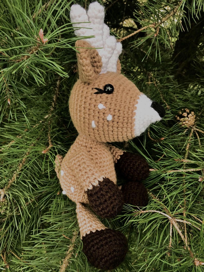Crochet Deer Crochet Deer Pattern Deer Toy Deer Stuffed - Etsy