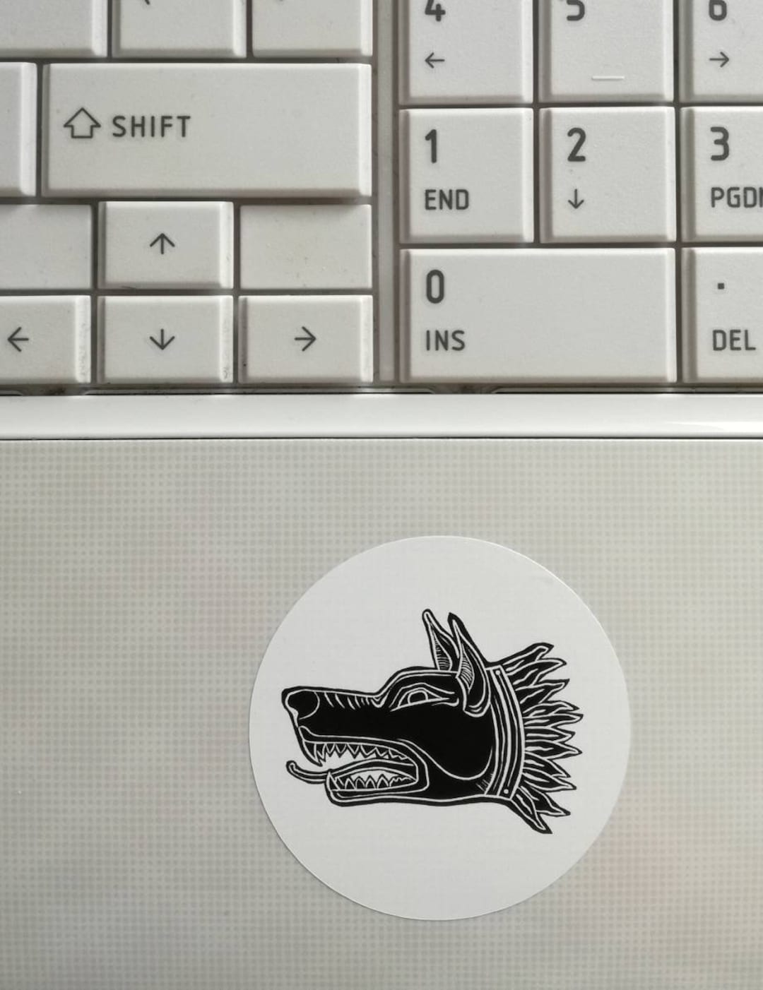 Dacian Draco Wolf Head Sticker: Romanian History, Laptop Decal - Etsy