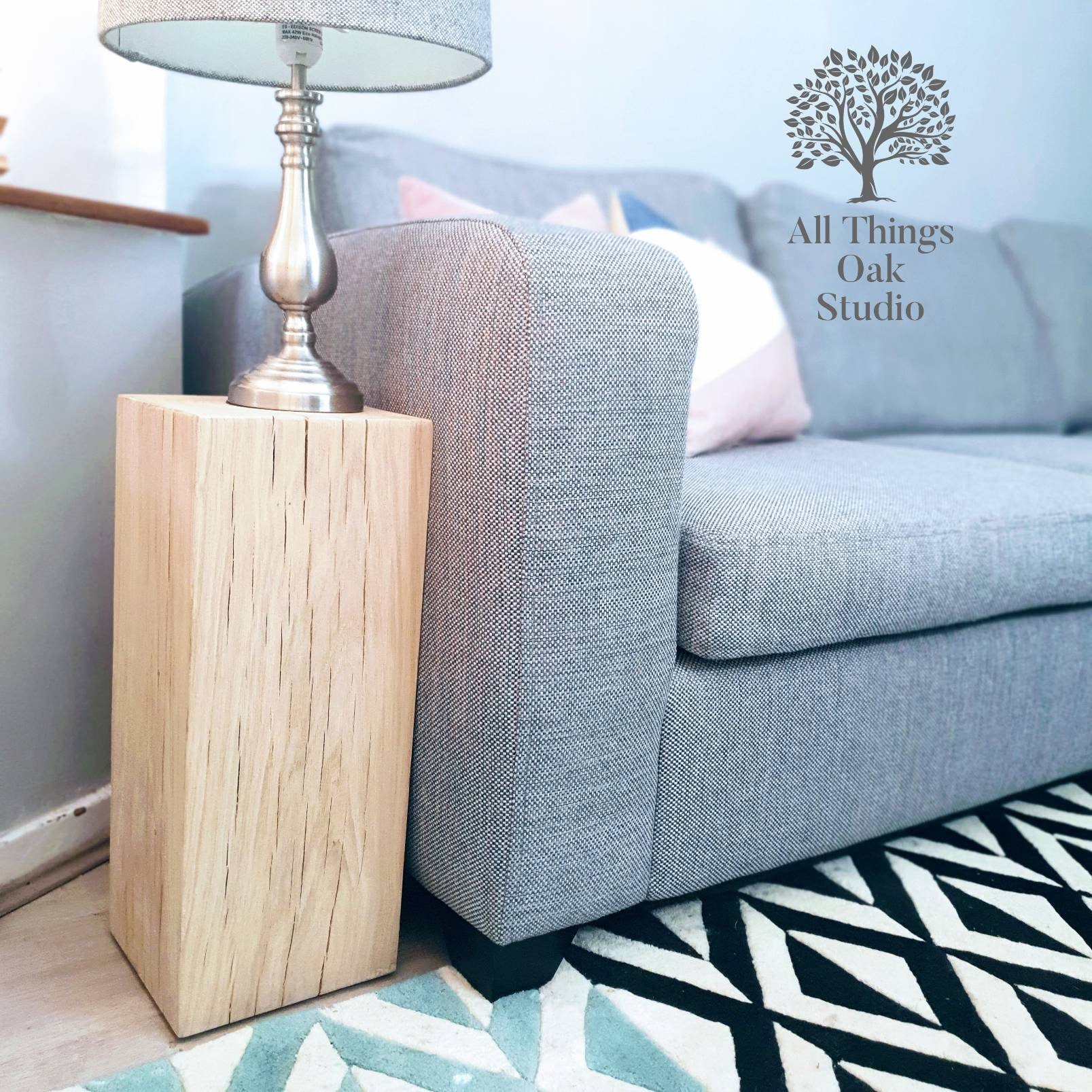 20cm X 20cm X 40cm or 50cm Tall SOLID OAK Tall Wooden Block - Etsy UK