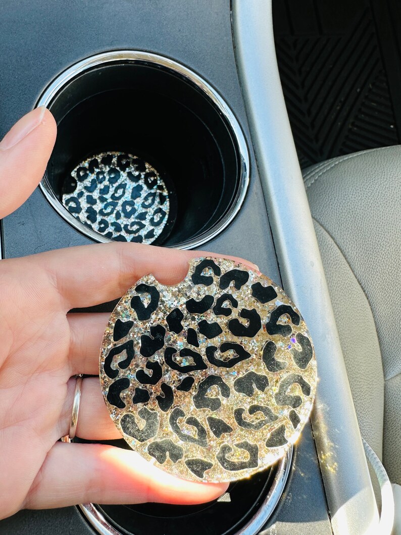 Set of 2 Aesthetic Car Coasters|handmade Car Coasters|personalized ...