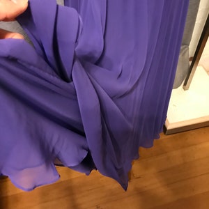 VOLUP Victoria Royal Ltd. Purple Layered Chiffon Gown With AMAZING ...