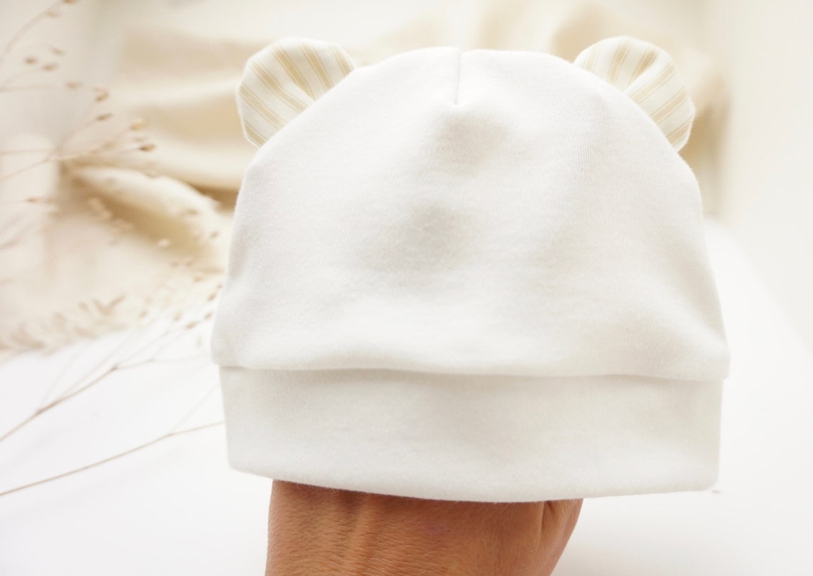 Ear Hat Sewing Pattern Download & HD VIDEO | 0-3 + 3-6 Mths | Baby ...