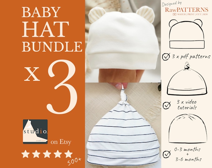 Baby Bundle PDF Sewing Pattern - Etsy Canada
