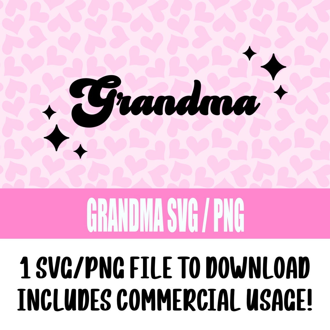 Retro Grandma SVG/PNG | Family Design (digital Download) - Etsy