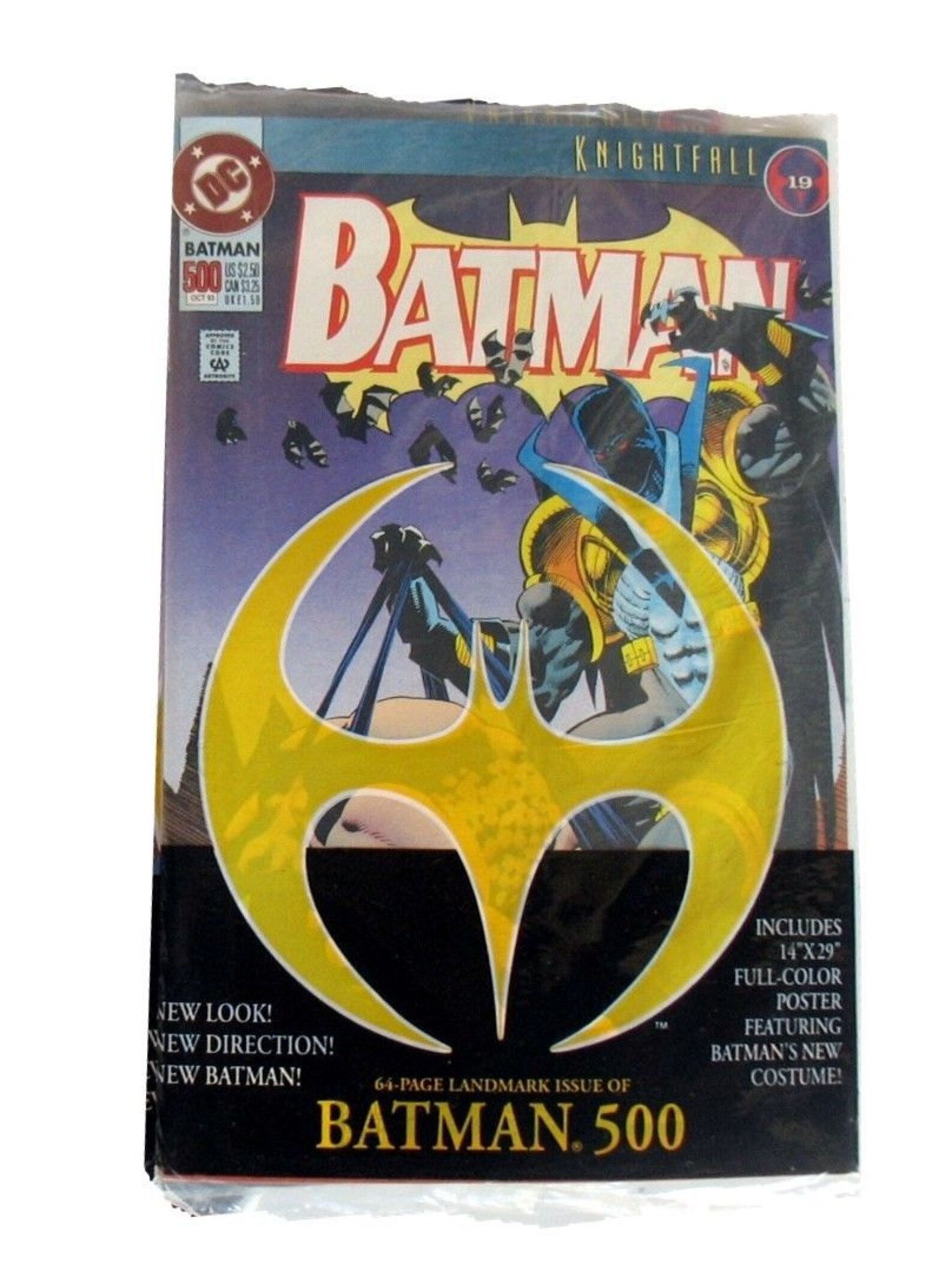 Vintage New & SEALED Batman Knightfall 500 Comic Book With - Etsy