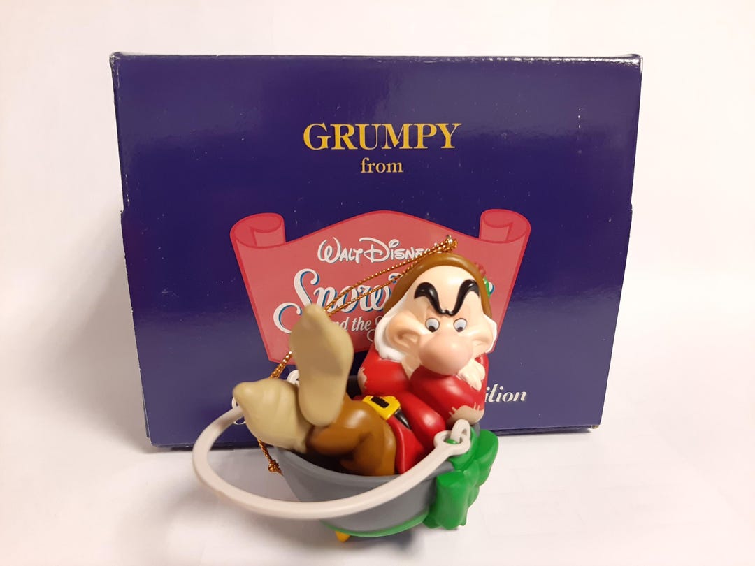 New Walt Disney Grumpy From Snow White and the Seven Dwarfs Grolier ...