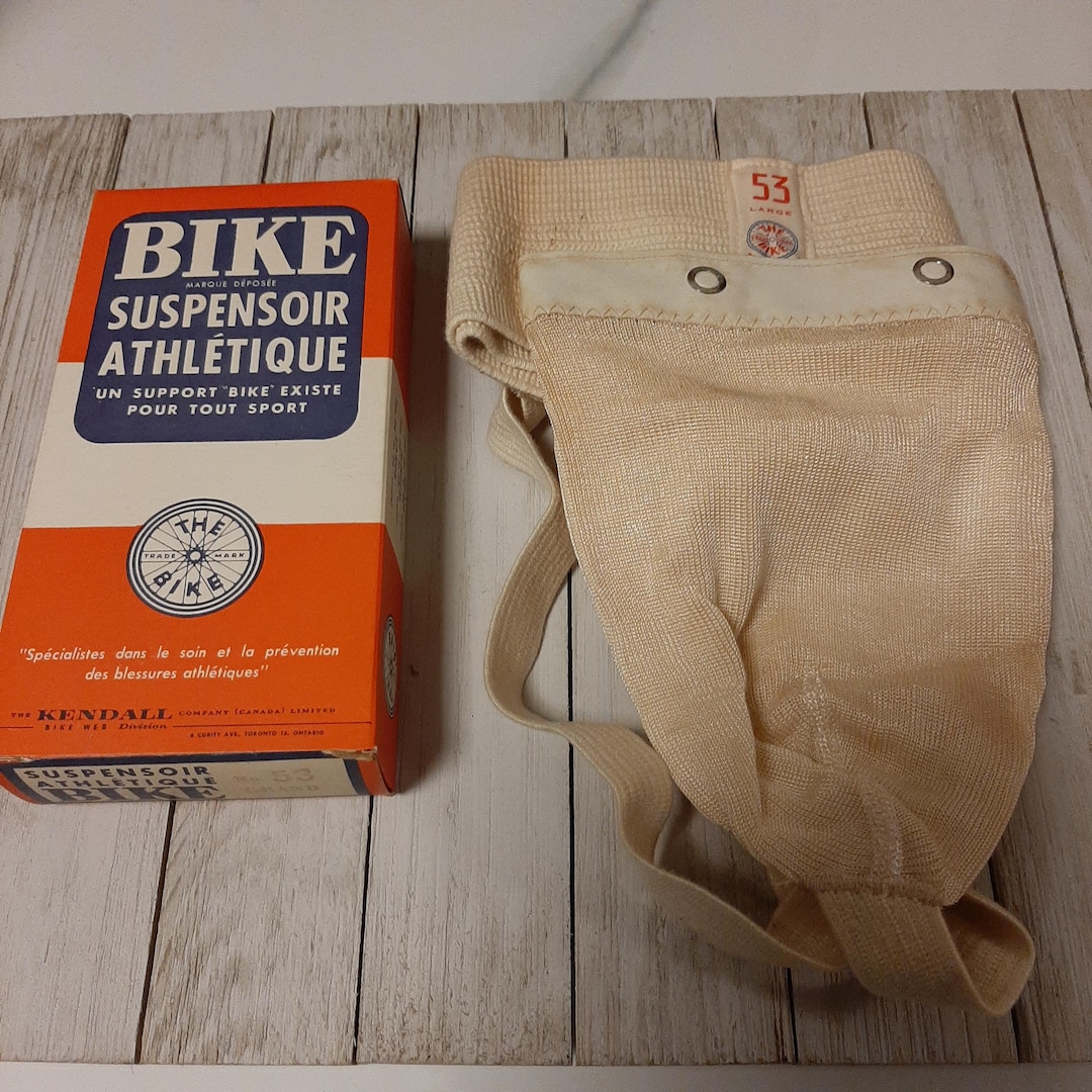 Vintage 1960s Jock Strap Athletic Garment Support by Bike Kendall No 53 ...