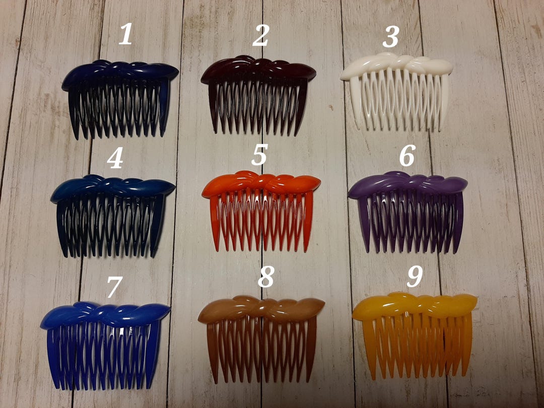 Vintage 80s NOS Buch and Deichmann Hair Accessory Side Comb Twist Knot ...