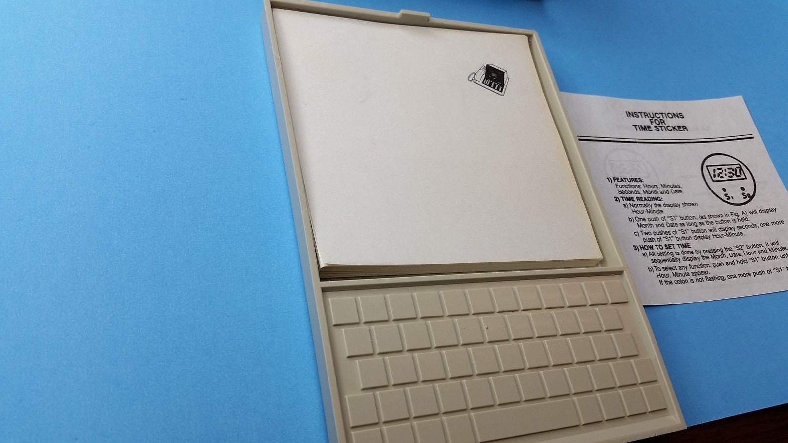 Vintage Northern Telecom NT Displayphone Desk Clock Note Pad - Etsy Canada