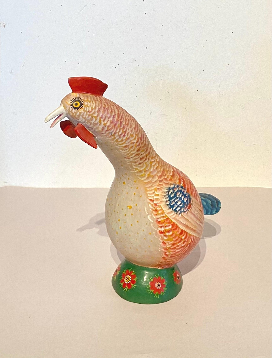 Mexican Painted Gourd Big Bird Money Box - Piggy Bank - Etsy