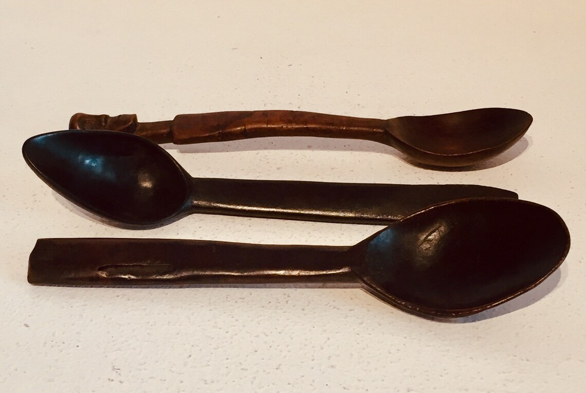 Filipino Ifugao Carved Wooden Rice Spoon - Etsy