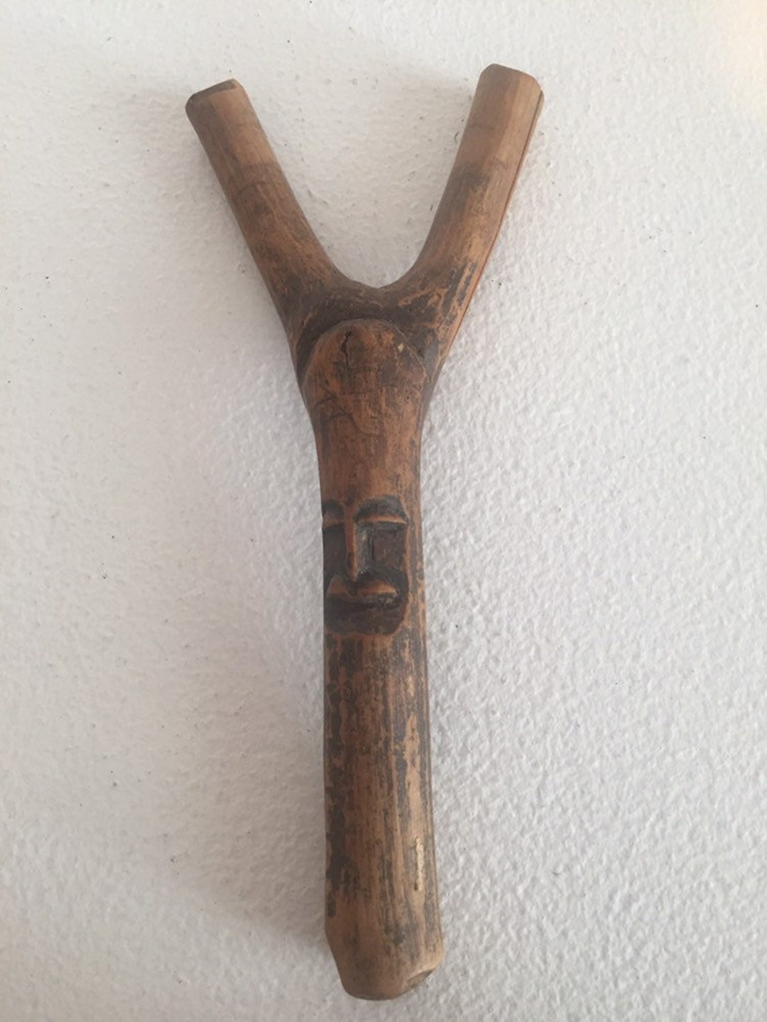 Baulé Hand Carved Vintage African Tribal Sling Shot - Etsy