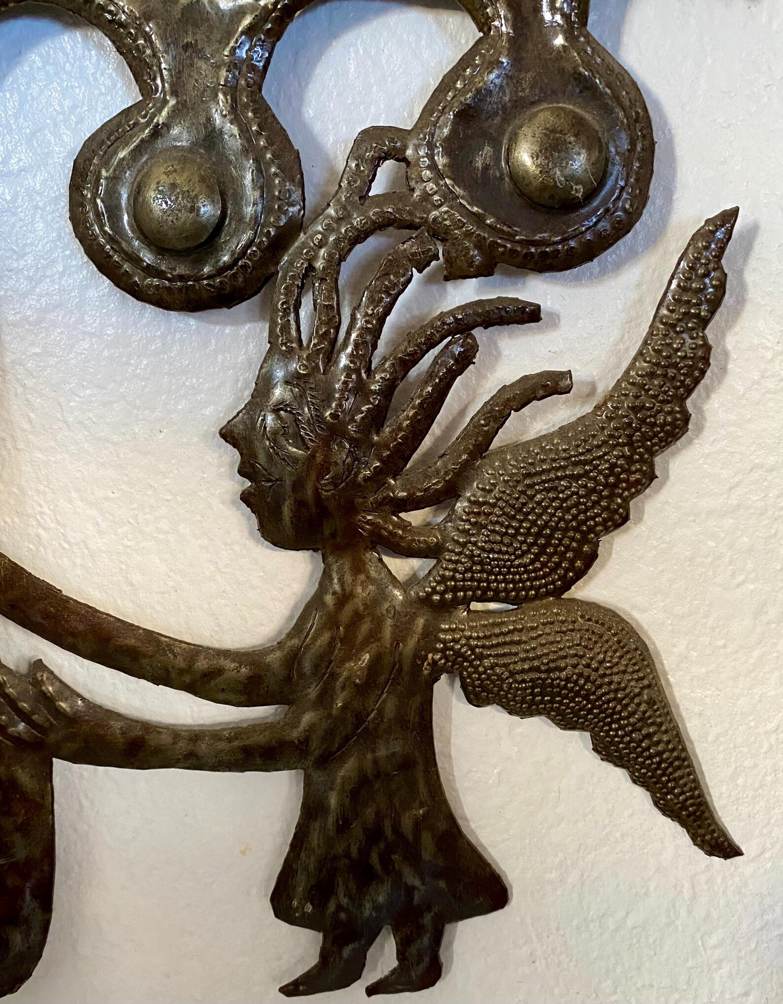 Haitian Oil Drum Mask Sculpture by Lario Brutus - Etsy