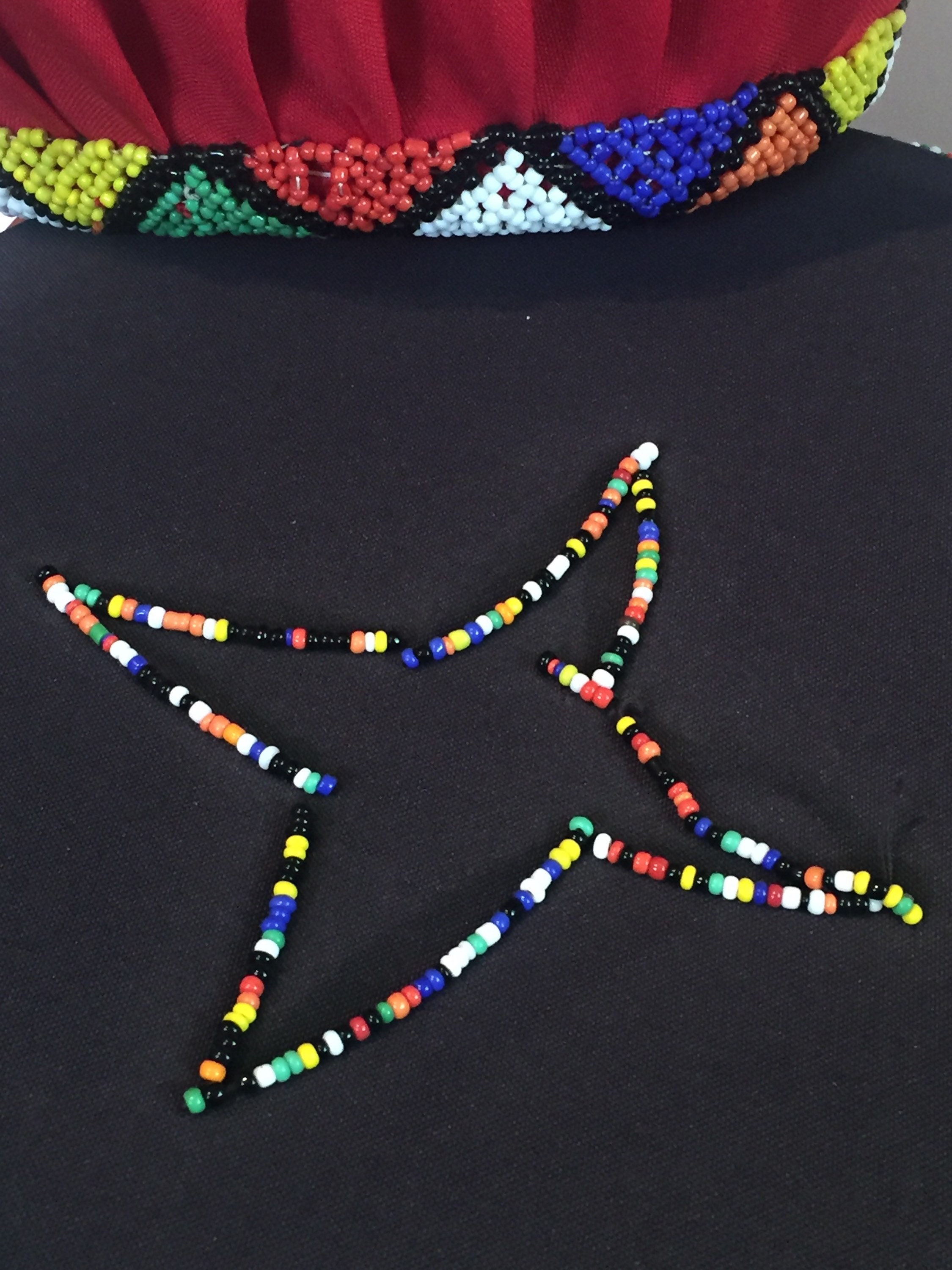 Zulu Handmade Beaded Isicholo Hat. - Etsy