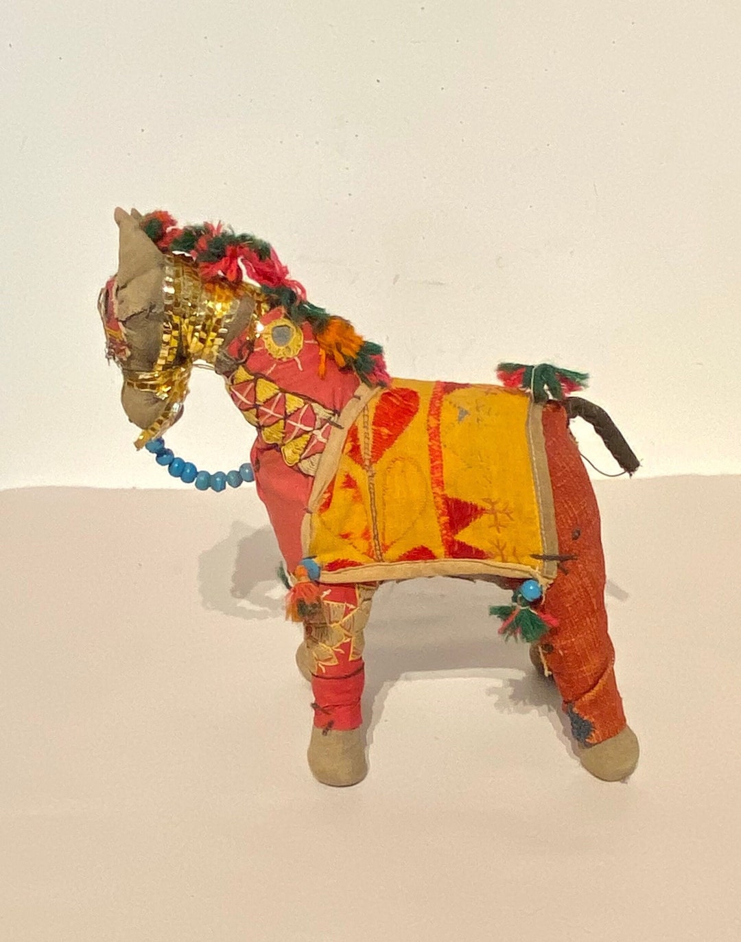 Indian Rajasthani Embroidered Fabric Horse - Etsy