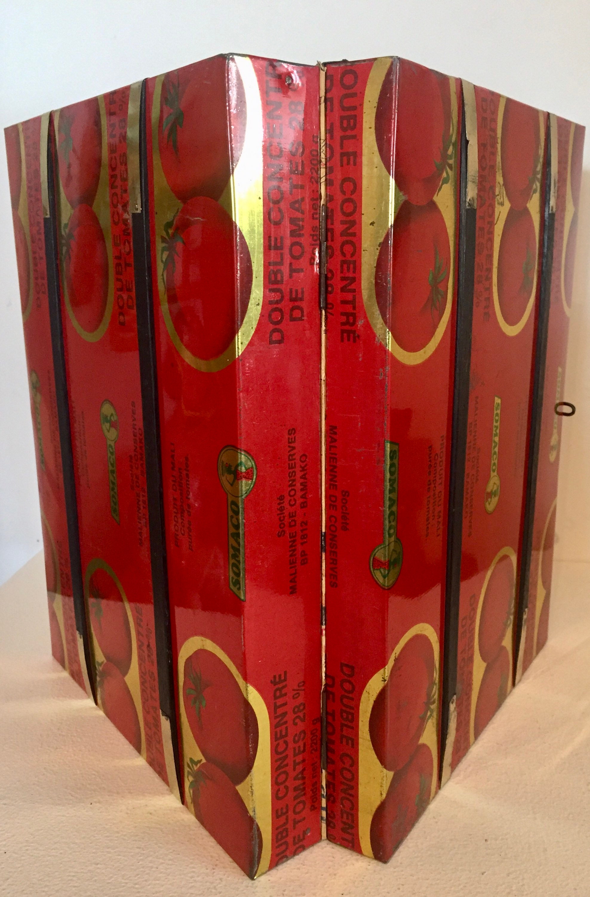 Recycled West African Tin Briefcase - Etsy