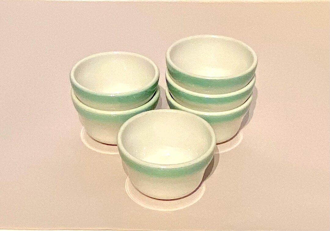 USA Shenango Pottery Restaurant Ware Ramekin Bowls Set/6 - Etsy