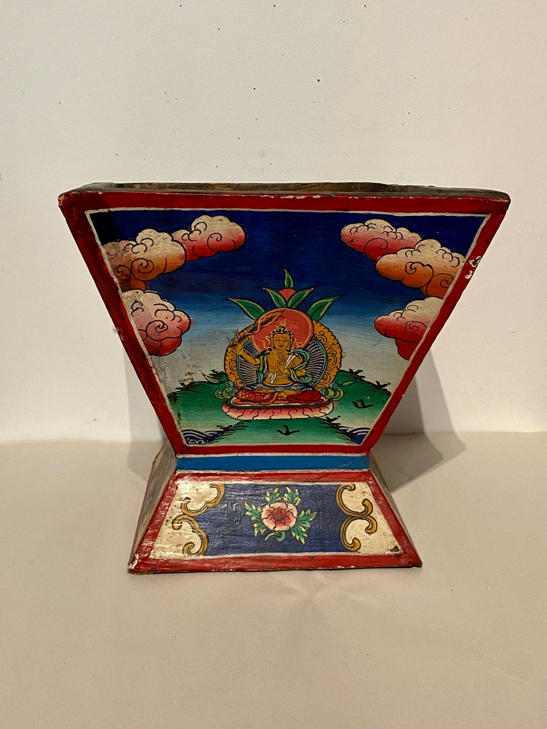 Nepalese Buddhist Temple Storage Box Small - Etsy