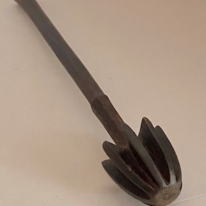 East African Carved Wooden Butter Whisk - Churner Sculpture - Etsy