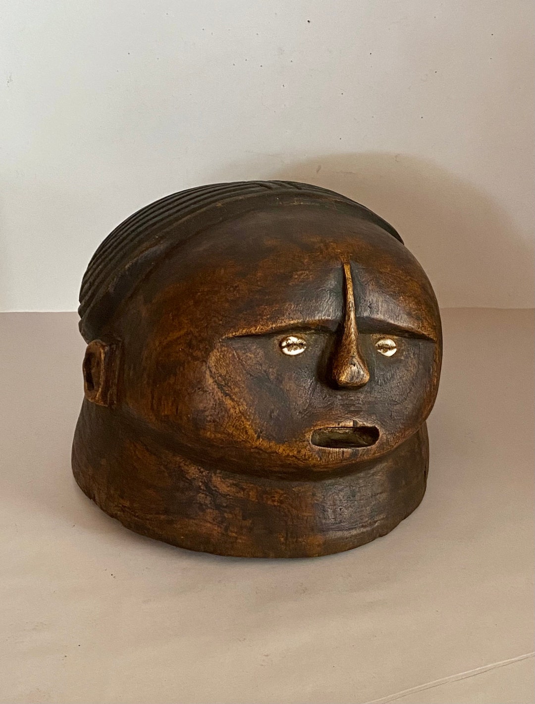 Zambia Africa Tabwa Tribal Helmet Mask - Etsy