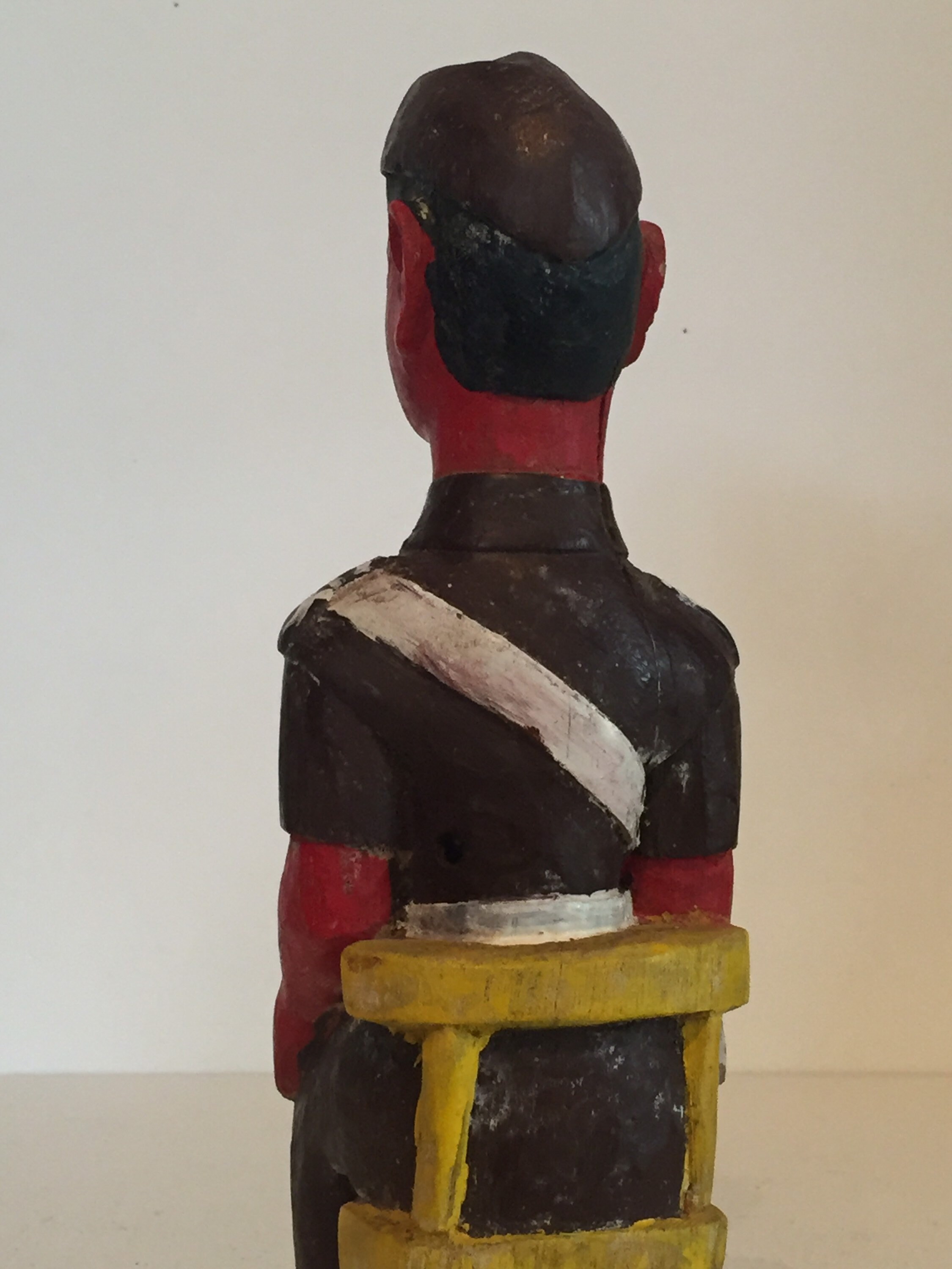 African Wooden Baulé Colonial Soldier Figure - Etsy