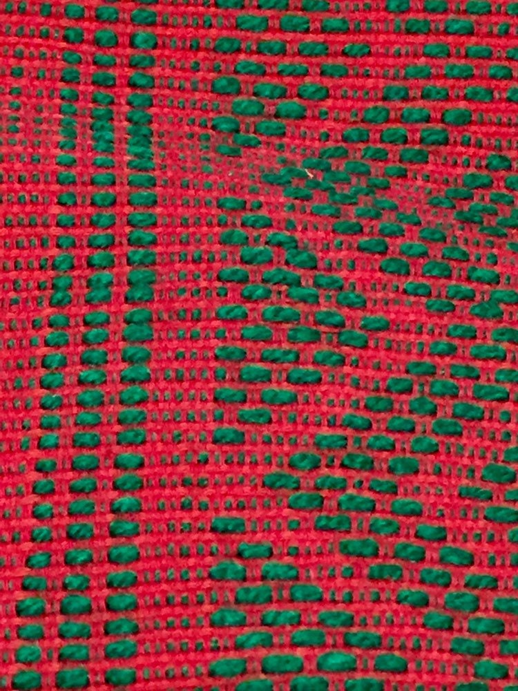 Nigeria West African Red and Green Embroidered Textile | Etsy