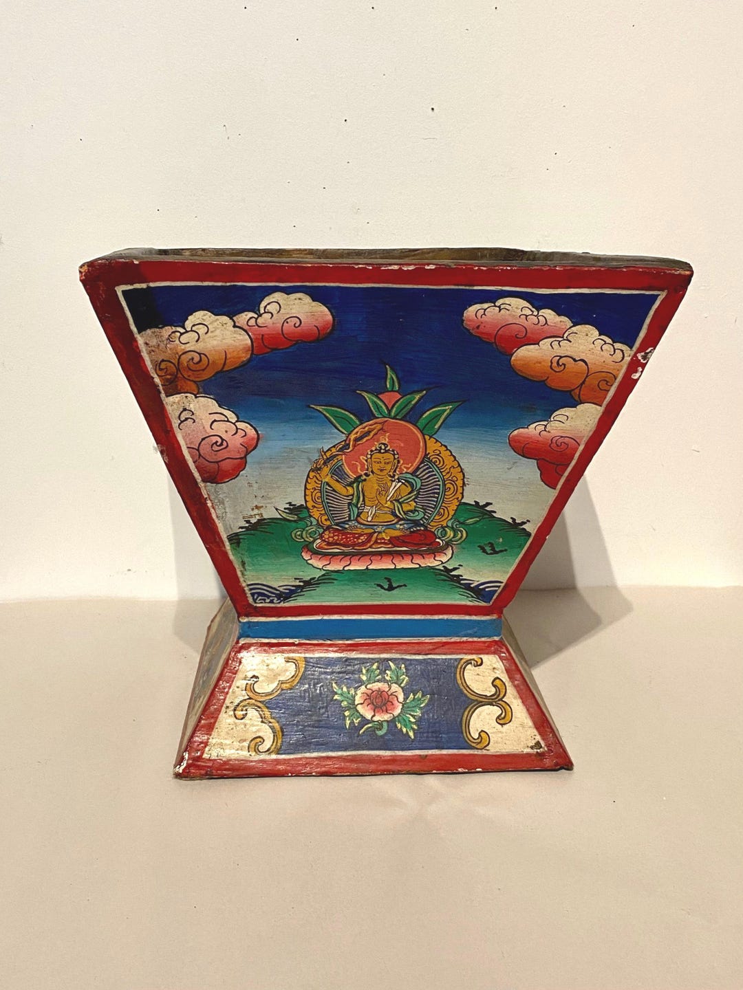 Nepalese Buddhist Temple Storage Box Small - Etsy