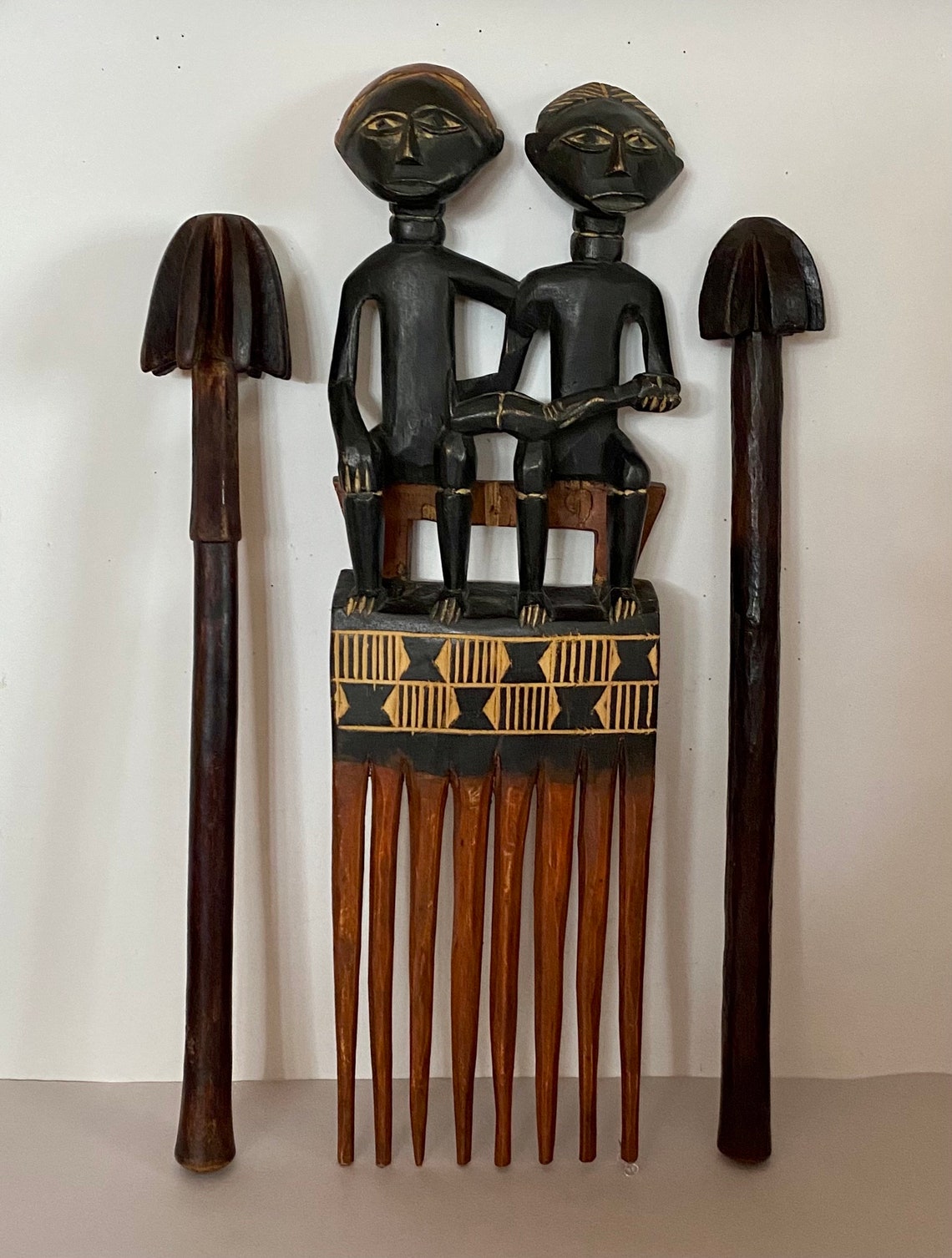 East African Carved Wooden Butter Whisk - Churner Sculpture - Etsy