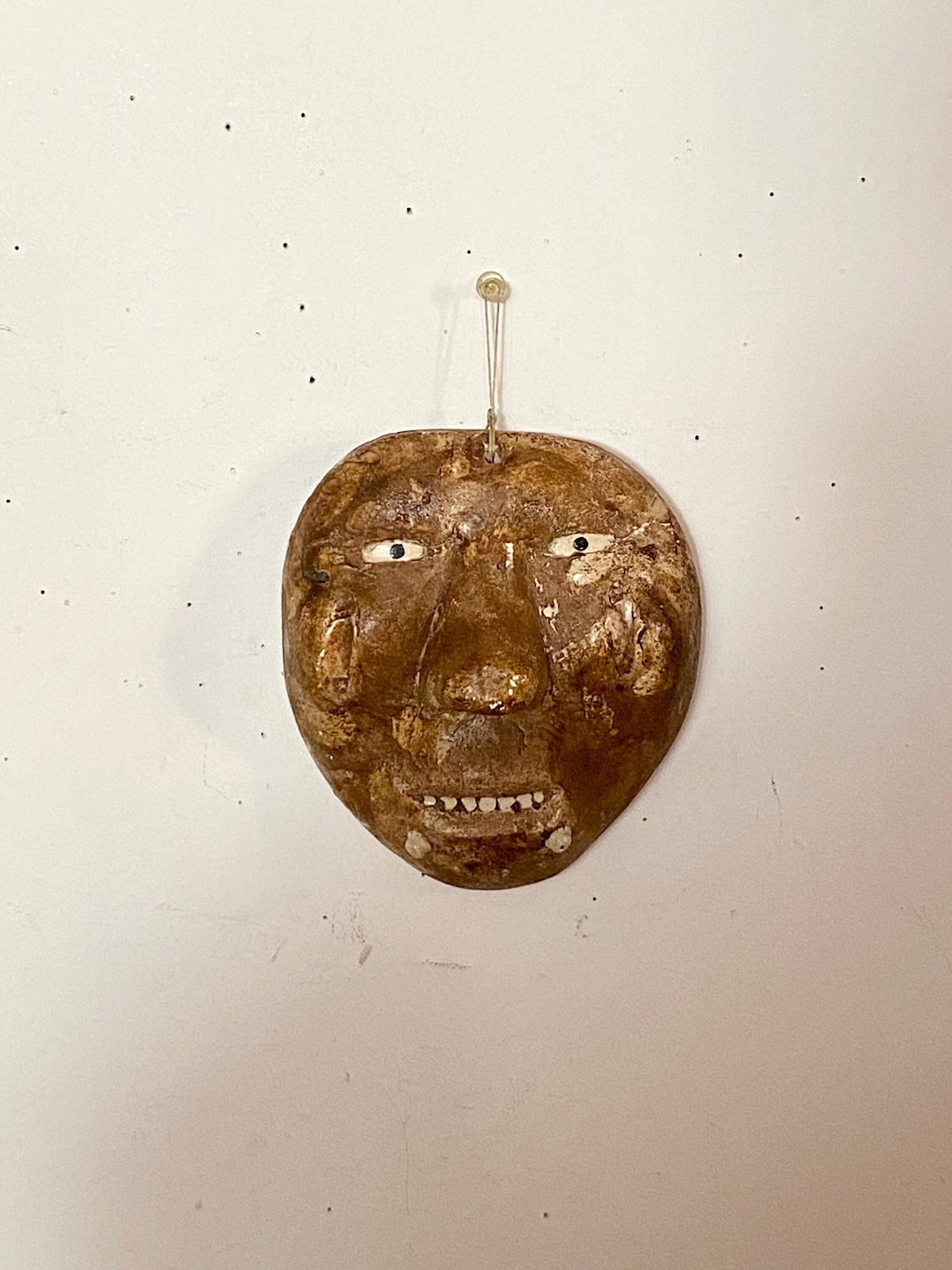 USA Alaska Inuit - Eskimo Clay Mask - Etsy