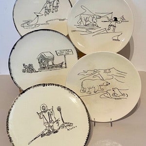 USA Alaskan Plate. Inuit - Eskimo Native Ice Fishing - Etsy