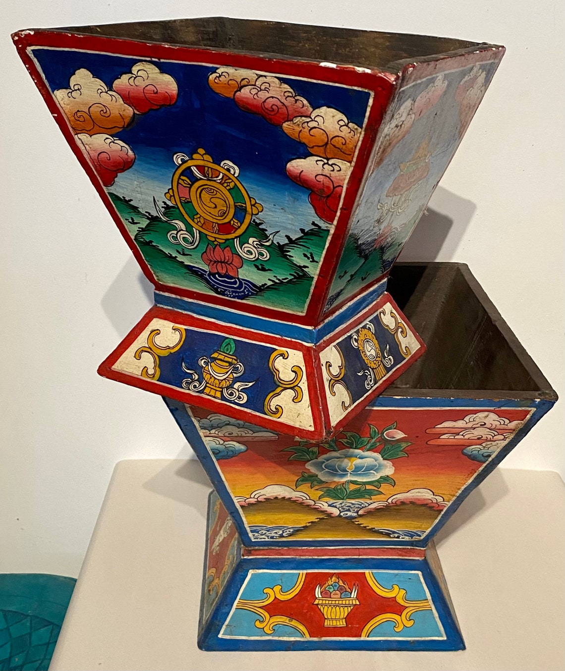 Nepalese Buddhist Temple Storage Box Small - Etsy