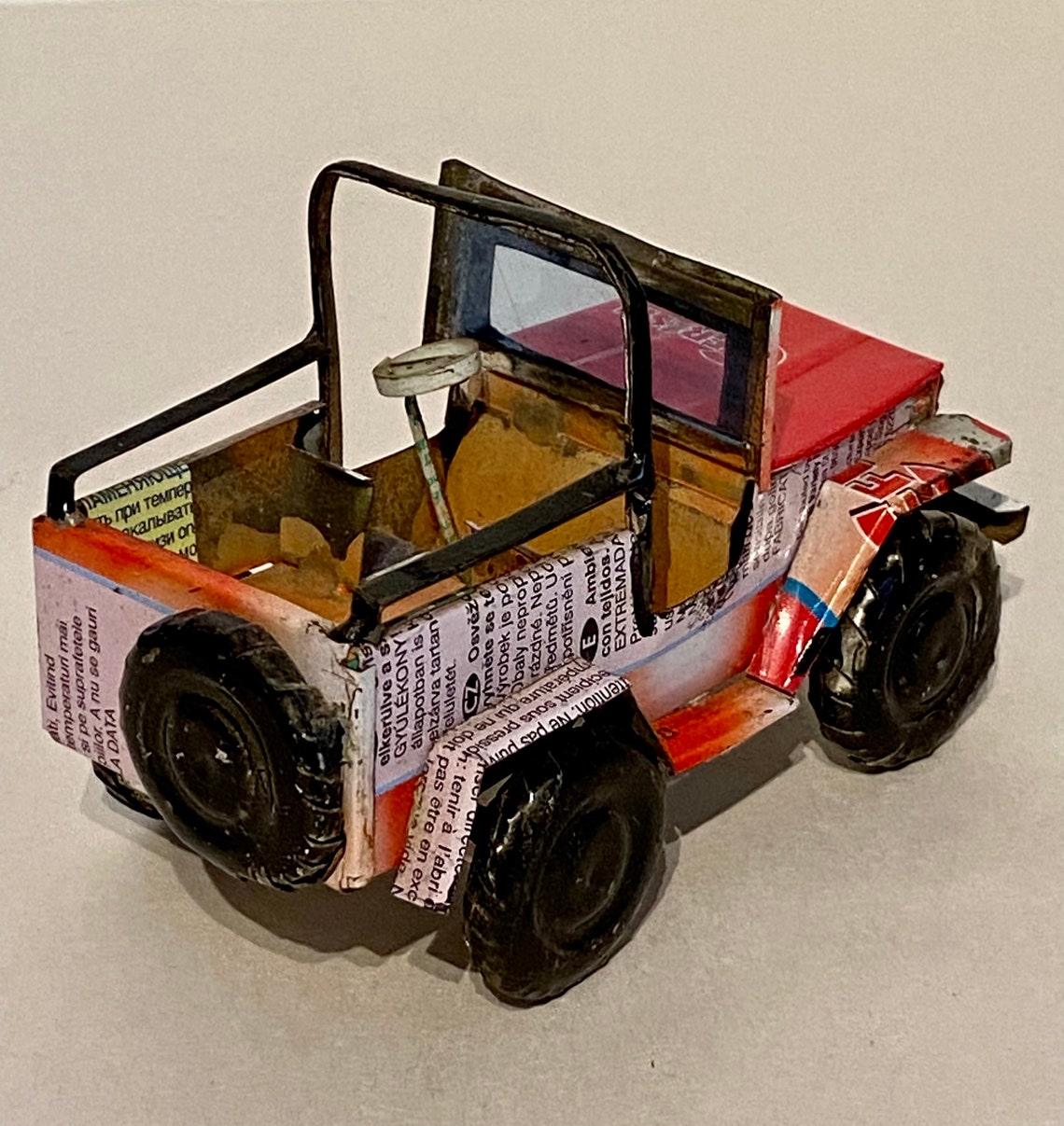 Madagascar Recycled Toy Jeep - Etsy