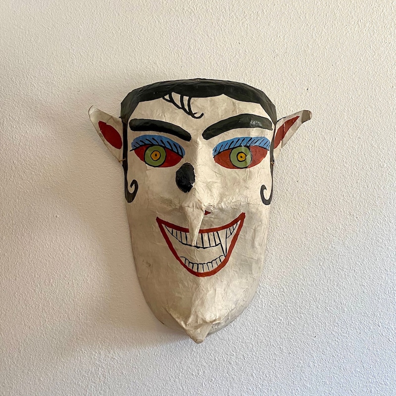 Paper Mache Devil - Etsy