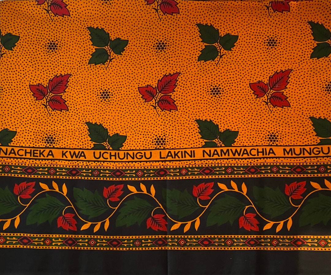 Kenyan Kanga Cloth Textile - Etsy