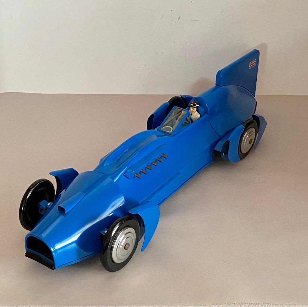Schylling Blue Bird Toy Racing Car Malcolm Campbell - Etsy