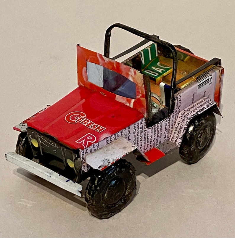 Madagascar Recycled Toy Jeep - Etsy
