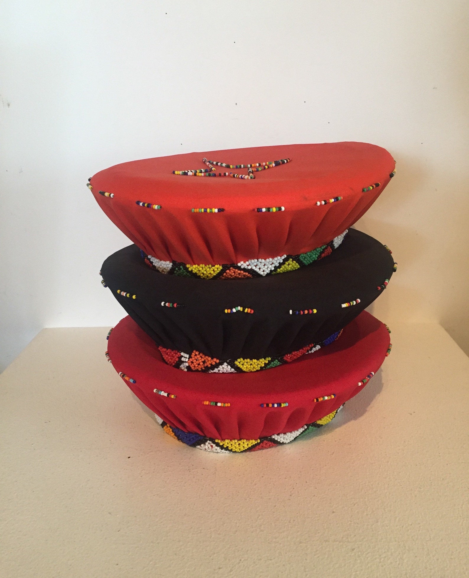 Zulu Handmade Beaded Isicholo Hat. - Etsy