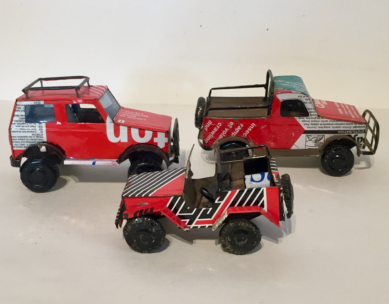 Madagascar Recycled Metal Folkart Jeep - Etsy